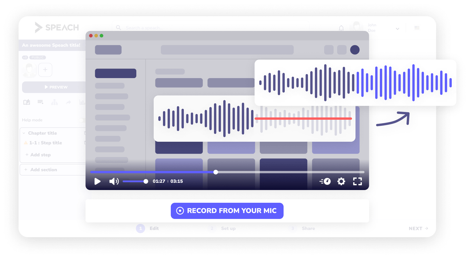 Learn how to publish and edit your Speach video
